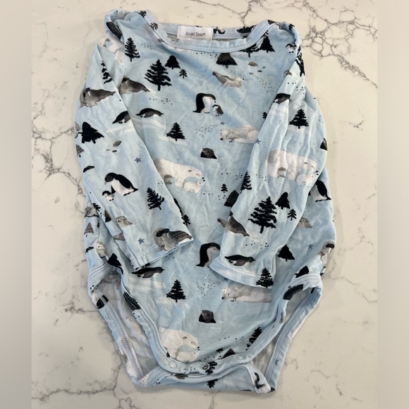 Angel Dear | One Pieces | Angel Dear Blue Arctic Animals Onesie 62 ...